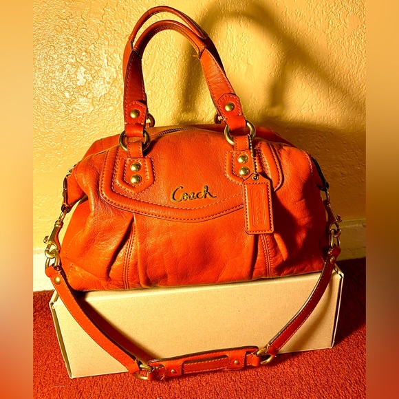 Coach | Bags | Coach Burnt Orange Bag | Poshmark